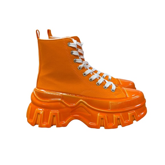 Mata Shoes | Shoes | Mata Shoes Throw It Up Orange High Top Converse ...